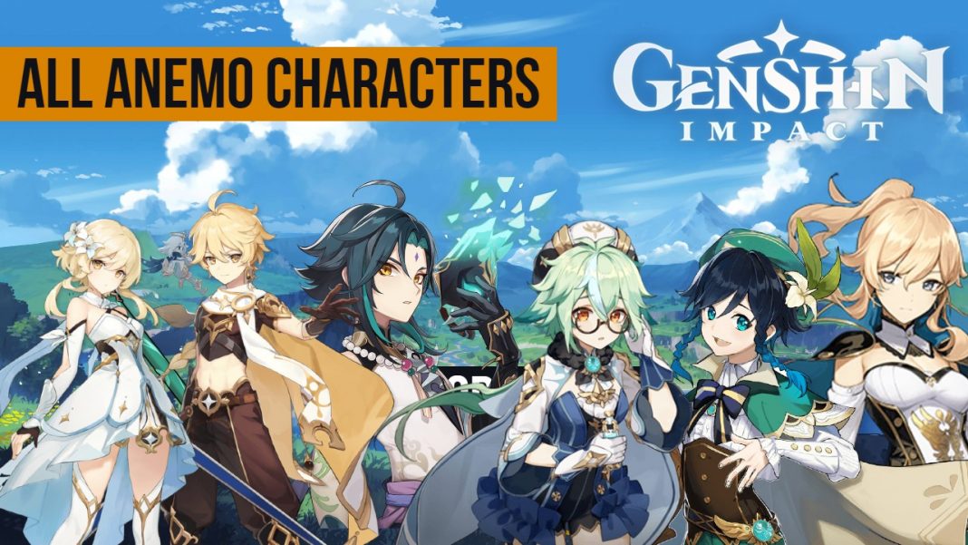Anemo Characters Genshin Impact – Complete List and Guide – Spiel Times
