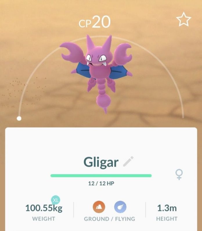 Gligar Best Moves, Counters, Weaknesses Pokemon Go Guide