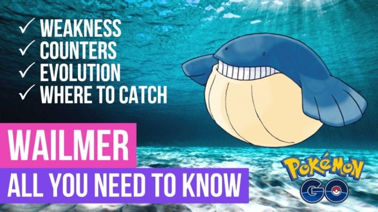Wailmer Pokemon Go - Weaknesses, Counters, How to Beat, All You Need To ...
