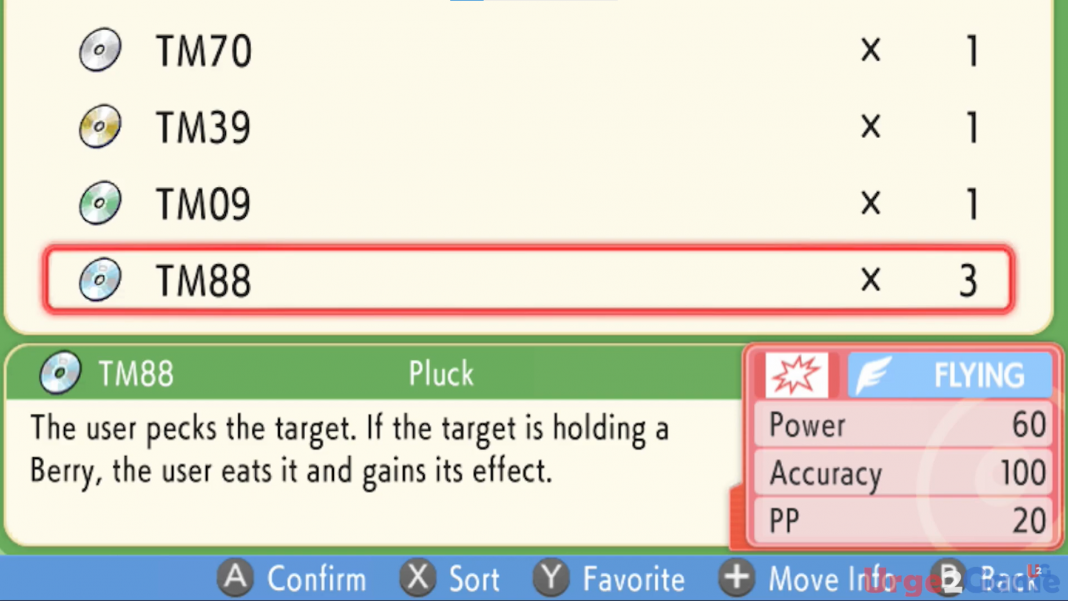 Pokemon: TM88 Pluck Location (Brilliant Diamond & Shining Pearl)