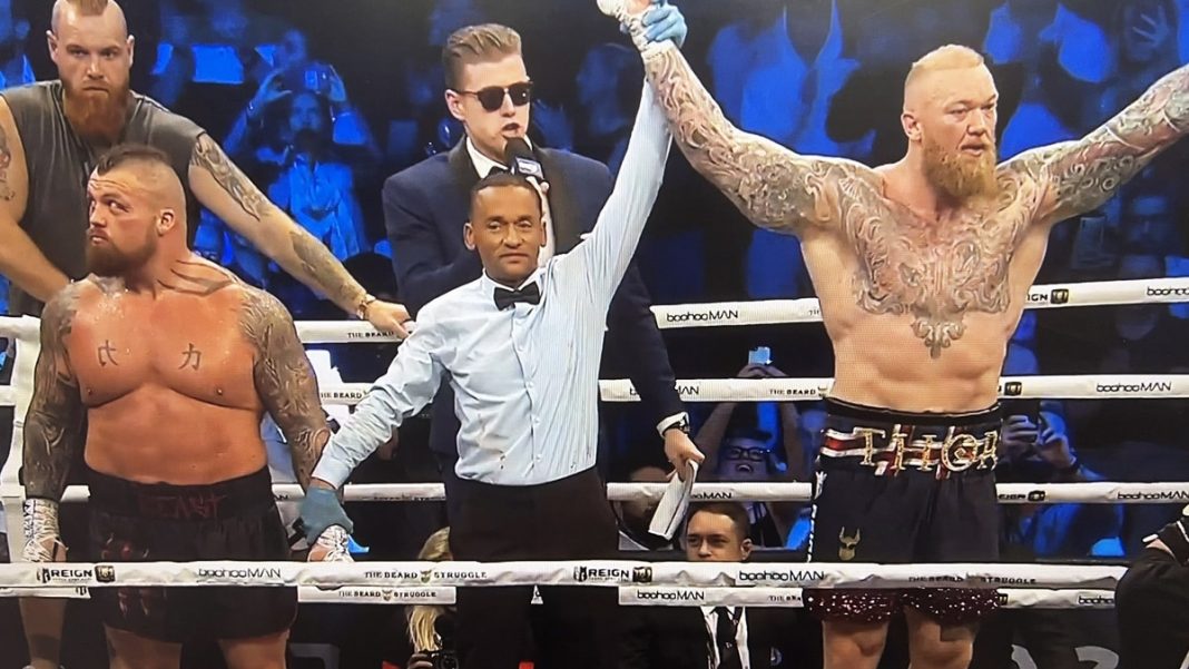 Bjornsson Beats Hall in the Heaviest Boxing Match in History