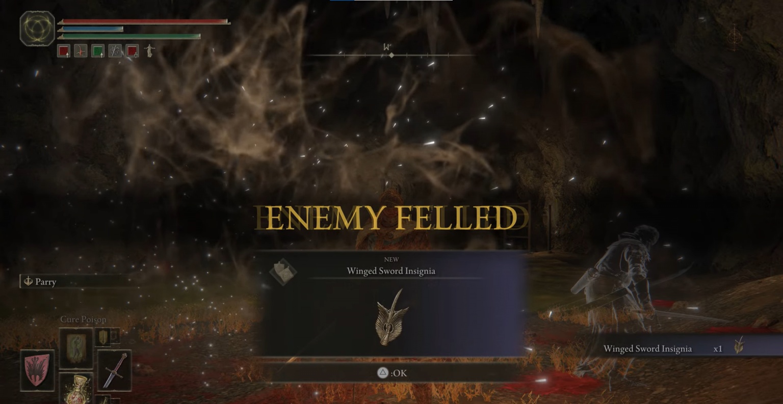Elden Ring: Winged Sword Insignia Talisman, All Details
