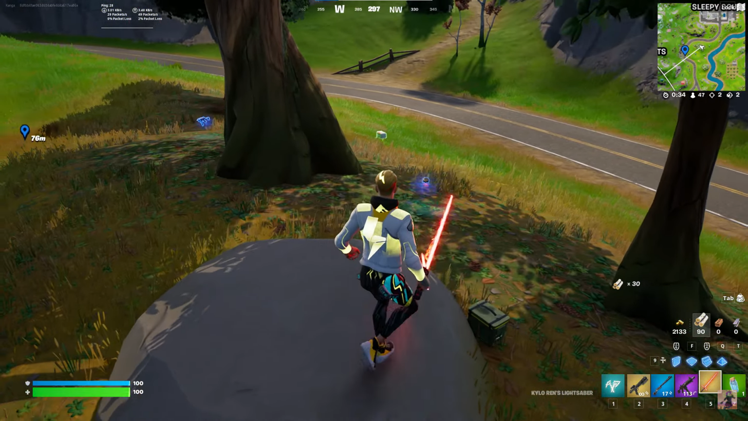 Fortnite: Lightsaber - Where to Get