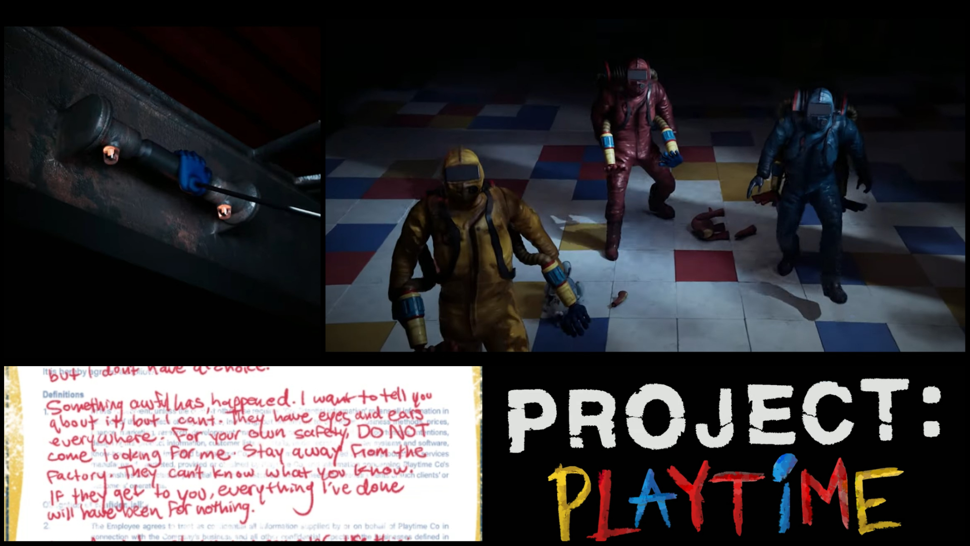 PROJECT: PLAYTIME - What we know so far