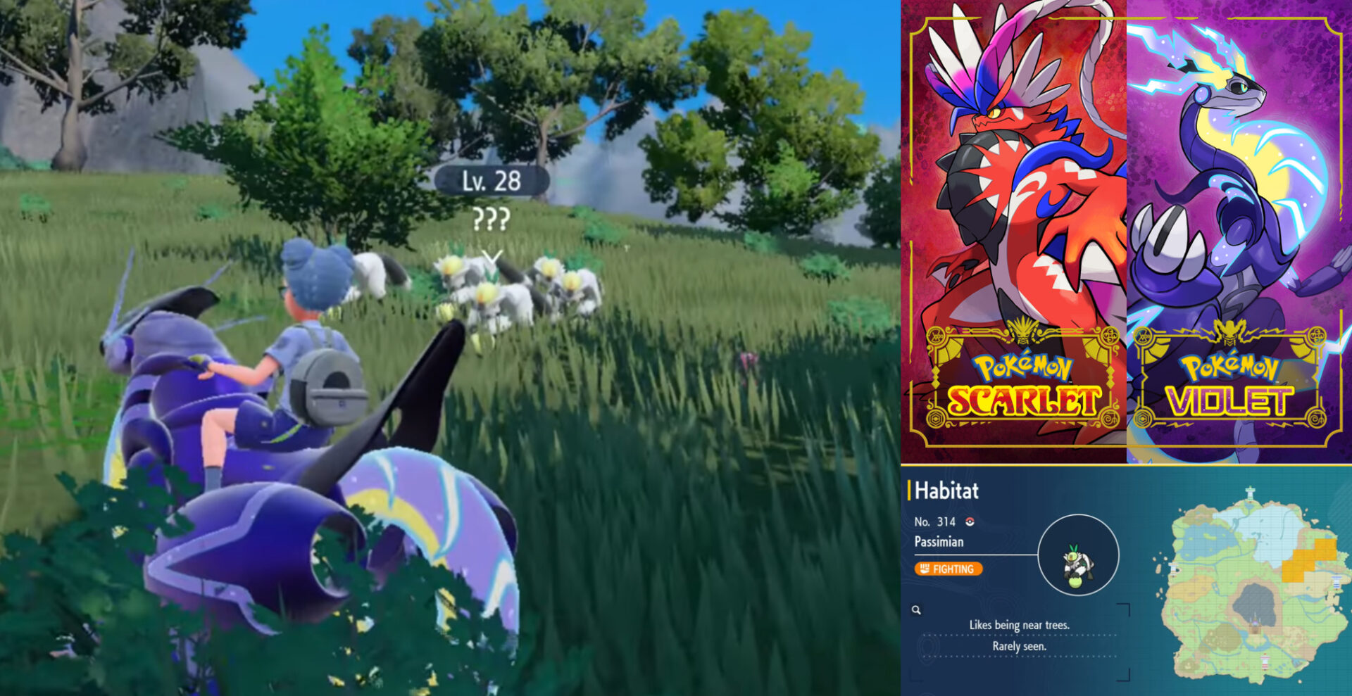 Pokemon: Scarlet and Violet, Passimian - Where to catch?
