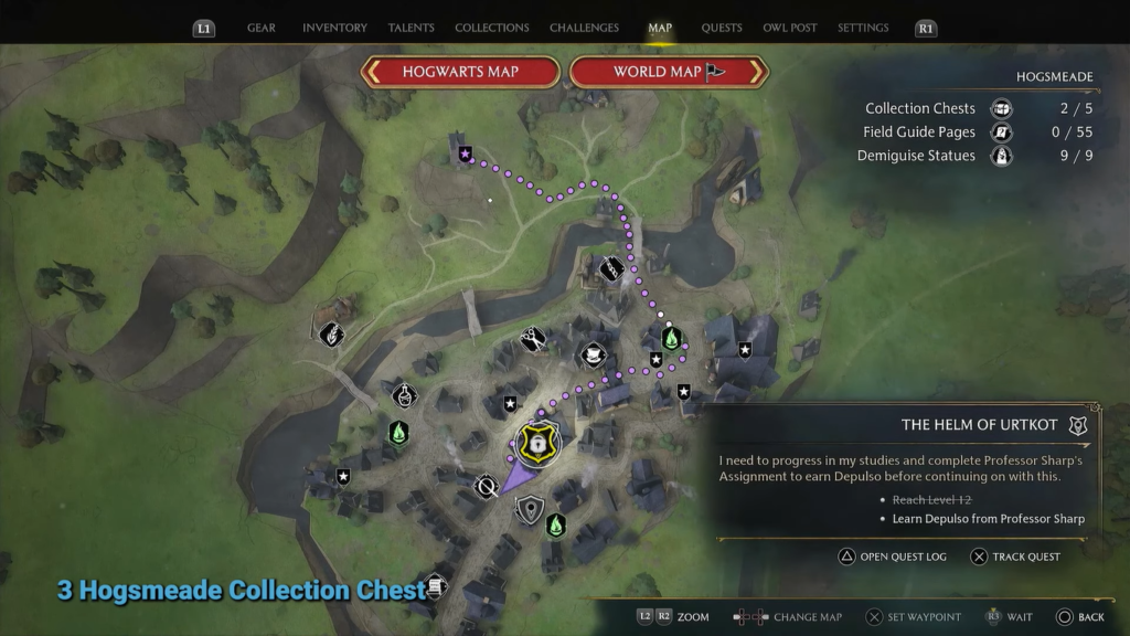 Hogwarts Legacy: Hogsmeade collection chests - All locations