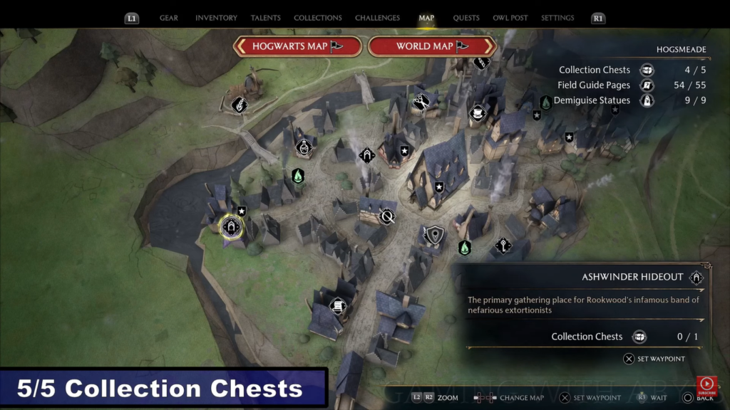 Hogwarts Legacy: Hogsmeade collection chests - All locations