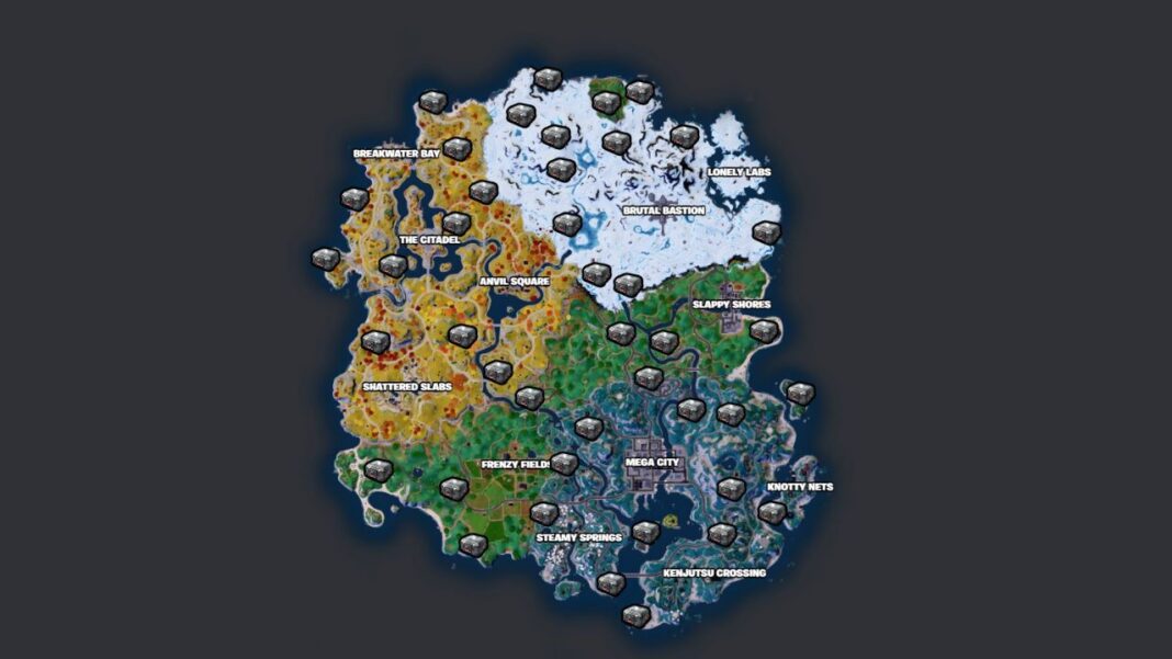 Fortnite Chapter 4 Season 2 guide: All Holo Chest locations in the game