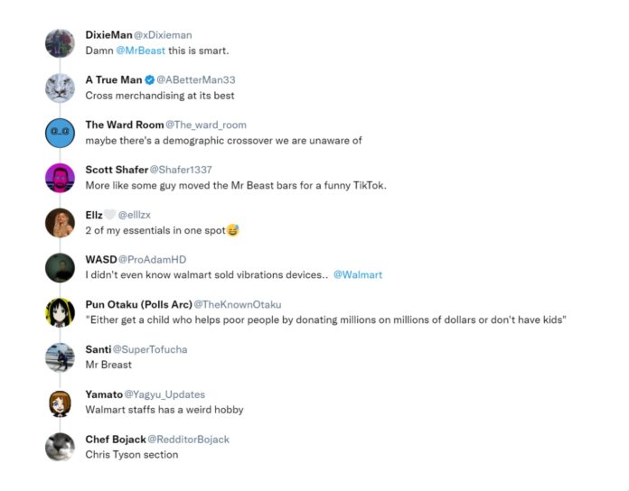 TikTok: Walmart sells MrBeast's Feastables next to vibrators, video ...