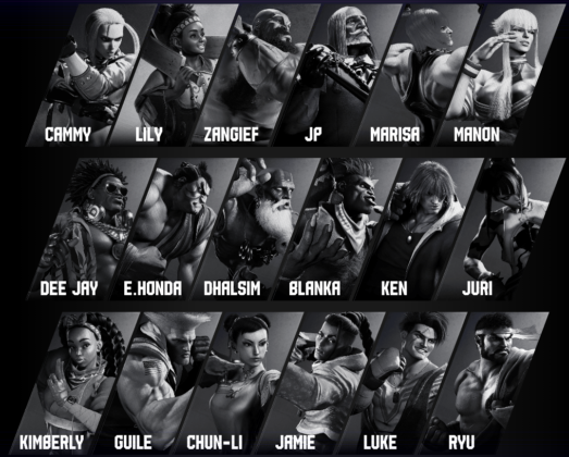 Street Fighter 6 - All playable characters