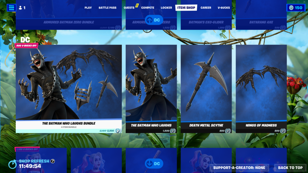 Fortnite: How to get Batman Who Laughs skin