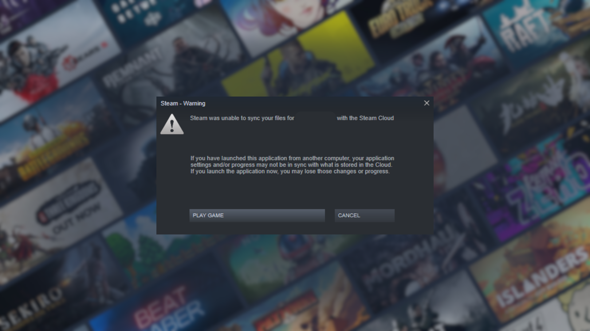 How to fix Steam Cloud "Unable to Sync" Error