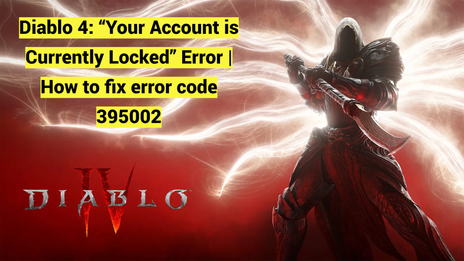 Diablo 4: “Your Account is Currently Locked” Error | How to fix