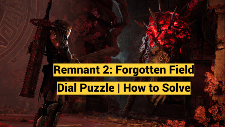 Remnant 2: Forgotten Field Dial Puzzle | How to Solve – Spiel Times