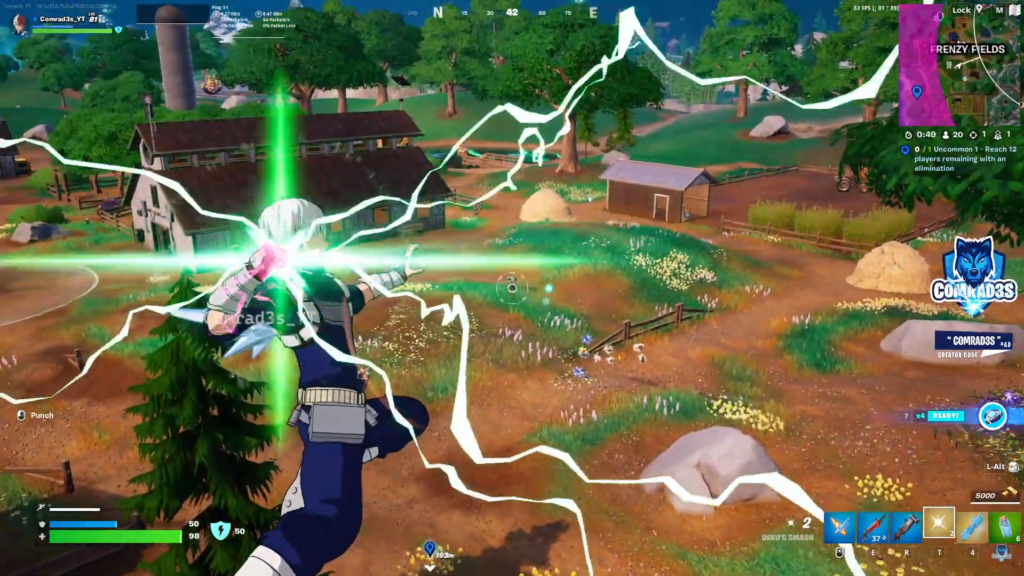 Fortnite x My Hero Academia: Deku’s Smash | How to Get & Use