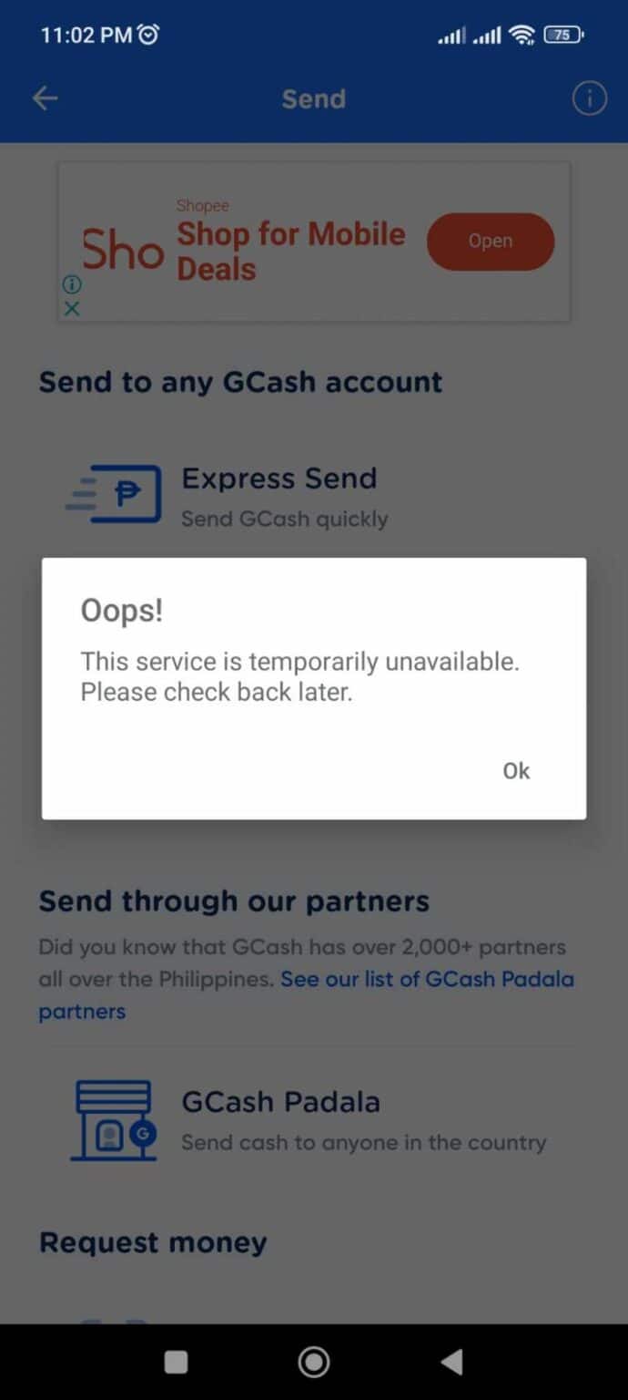 GCash Express Send Unavailable | What happened